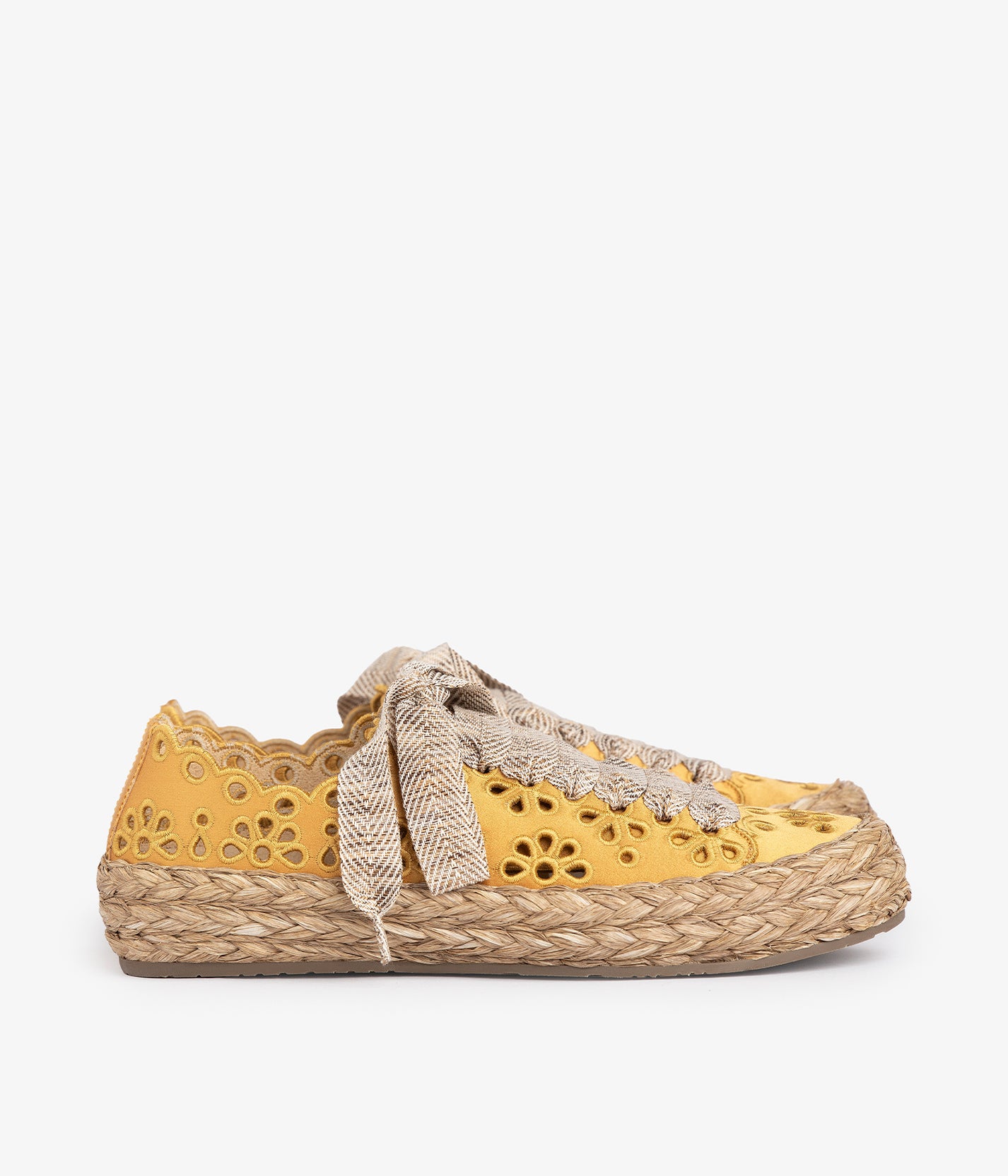 yellow satin raffia sneaker | Pascal | Spring Summer 25 | PEDRO GARCIA ...
