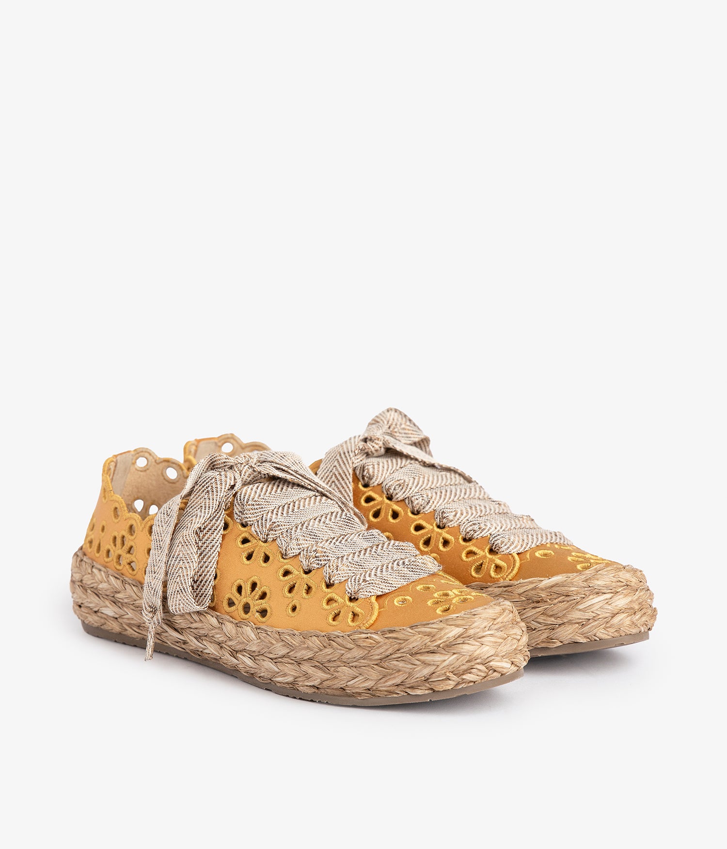 yellow satin raffia sneaker | Pascal | Spring Summer 25 | PEDRO GARCIA ...